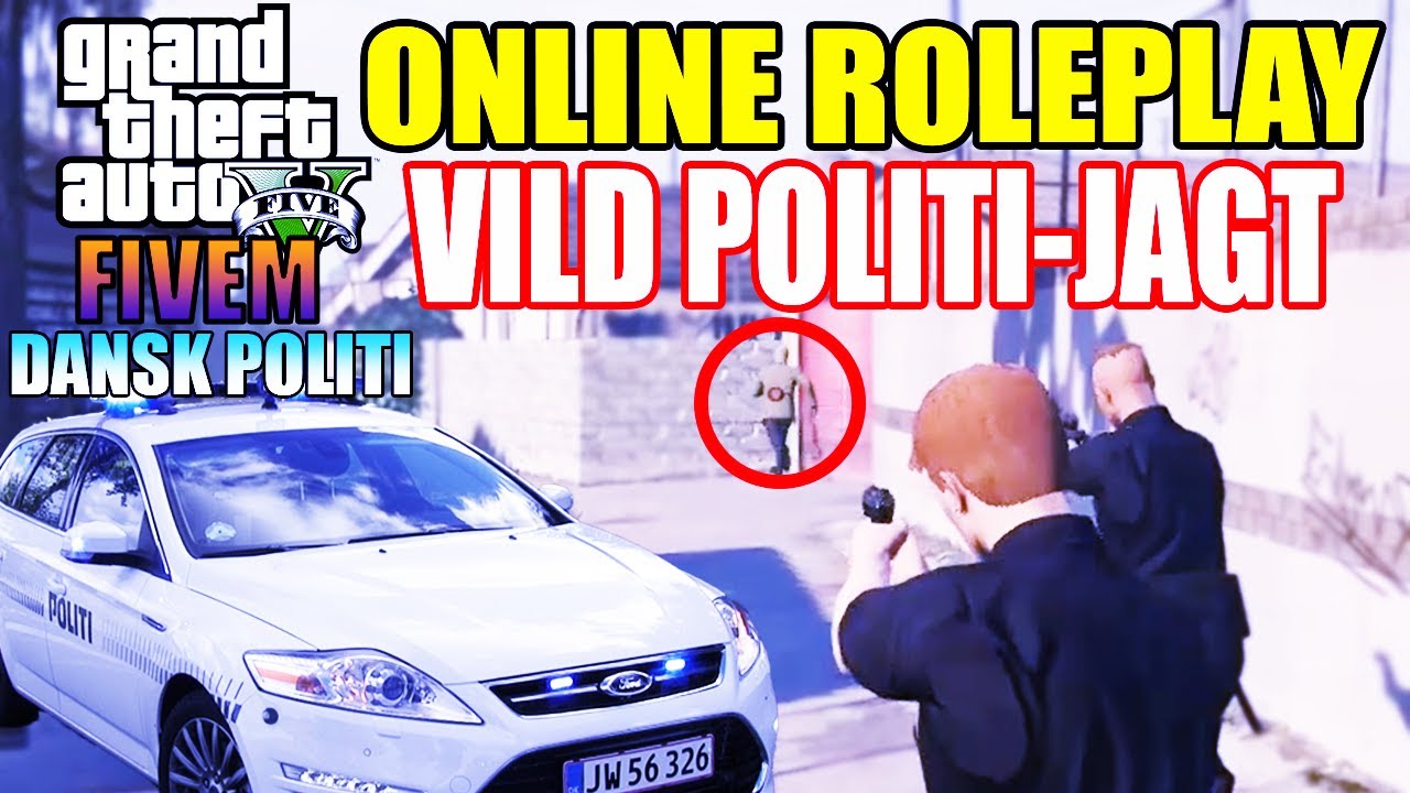 GTA V FIVEM (RP) - VILDE POLITIJAGTE - DANSK POLITI [#4] - YouTube