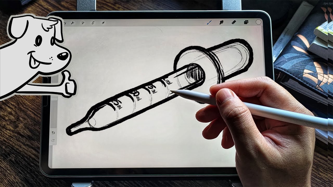 How to draw medicine dropper 💧 - YouTube