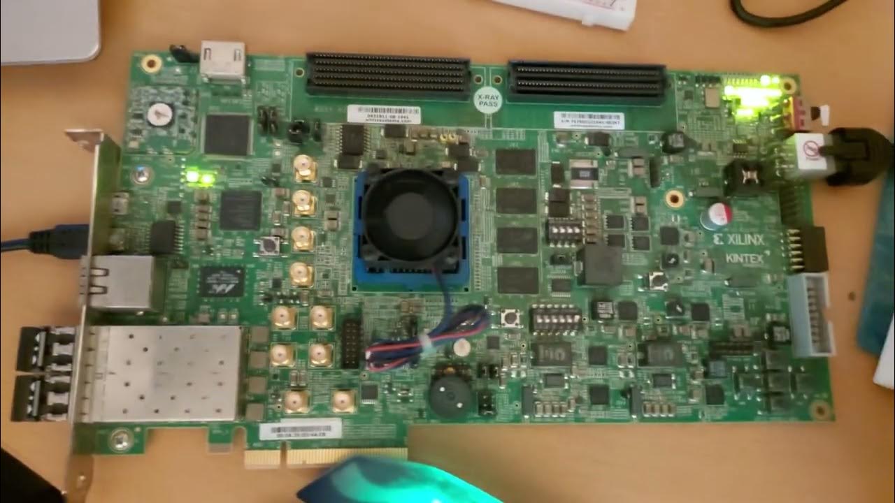 RISCV core IMAC with privilege modes on Kintex UltraScale FPGA KCU105 - YouTube