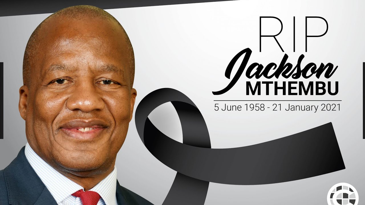 Jackson Mthembu laid to rest - YouTube