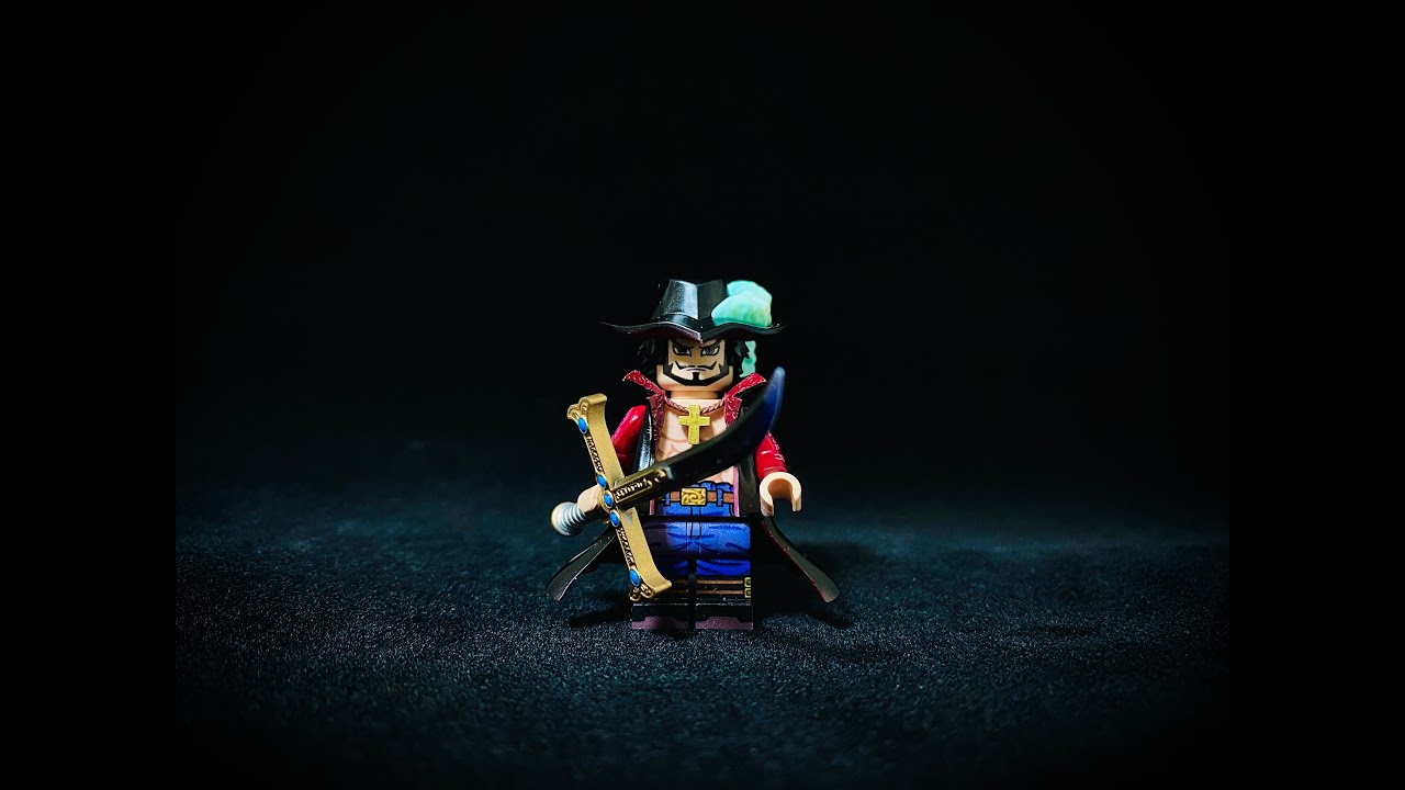 원피스 최강의 검사, 최고의 미남 쥬라클 미호크 레고 커스텀 미니피규어(Onepiece Dracule Mihawk Lego ...