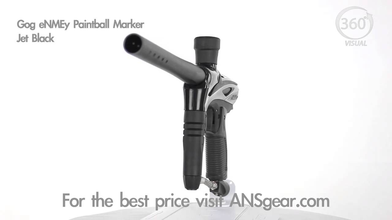 GoG eNMEy Paintball Marker - Jet Black - Visual 360 - YouTube