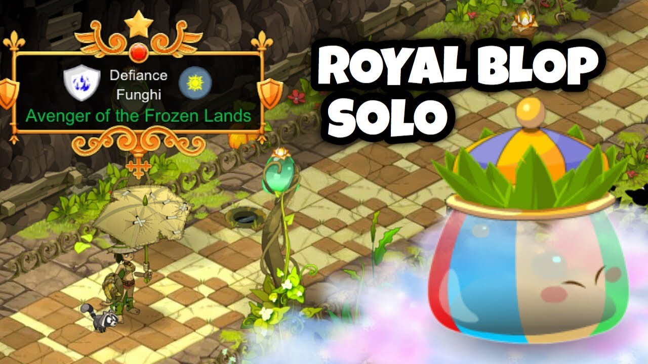 Dofus Touch - Royal Blop Dungeon Solo - With ♦️♣️Funghi♠️♥️ - YouTube