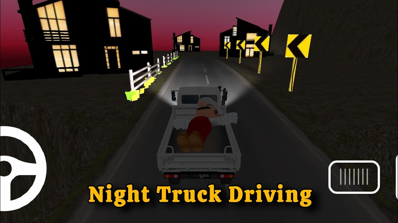 Night Pickup Car Driving Gameplay | Realistic Night Driving Simulator 2025 - YouTube