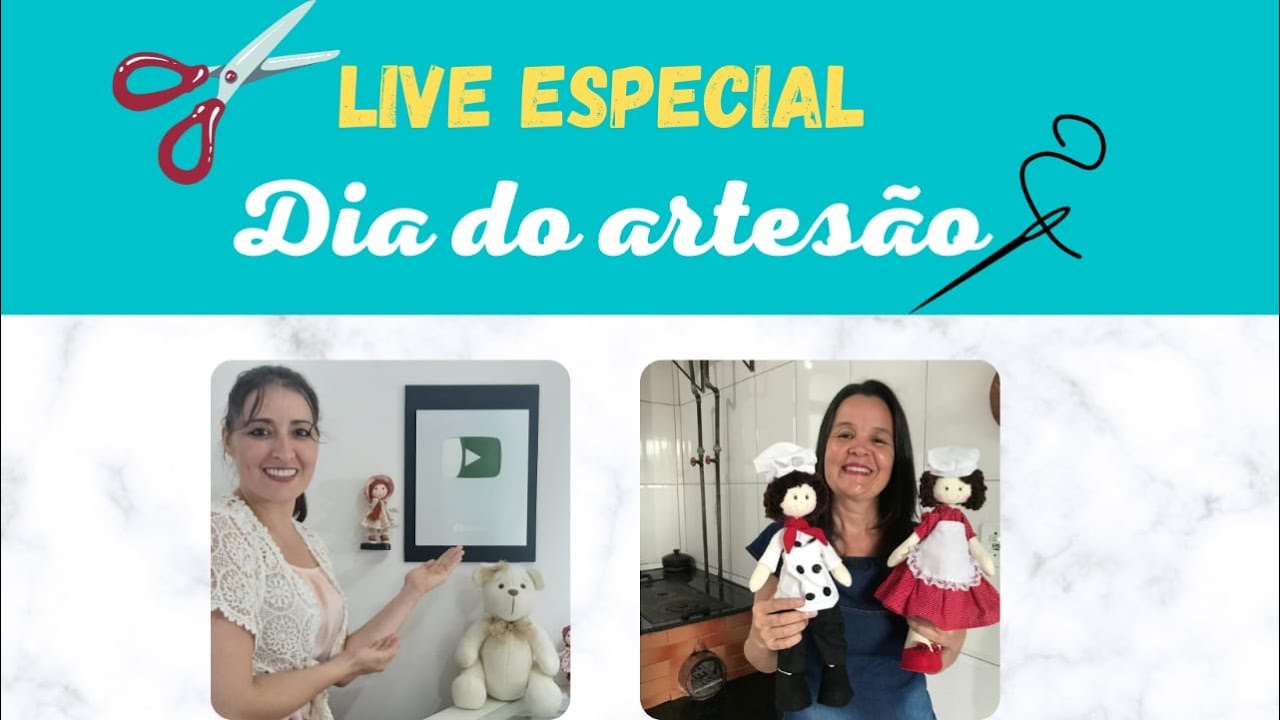 Live Especial Dia do Artesão - Angel Siqueira e Djanilda Ferreira - YouTube