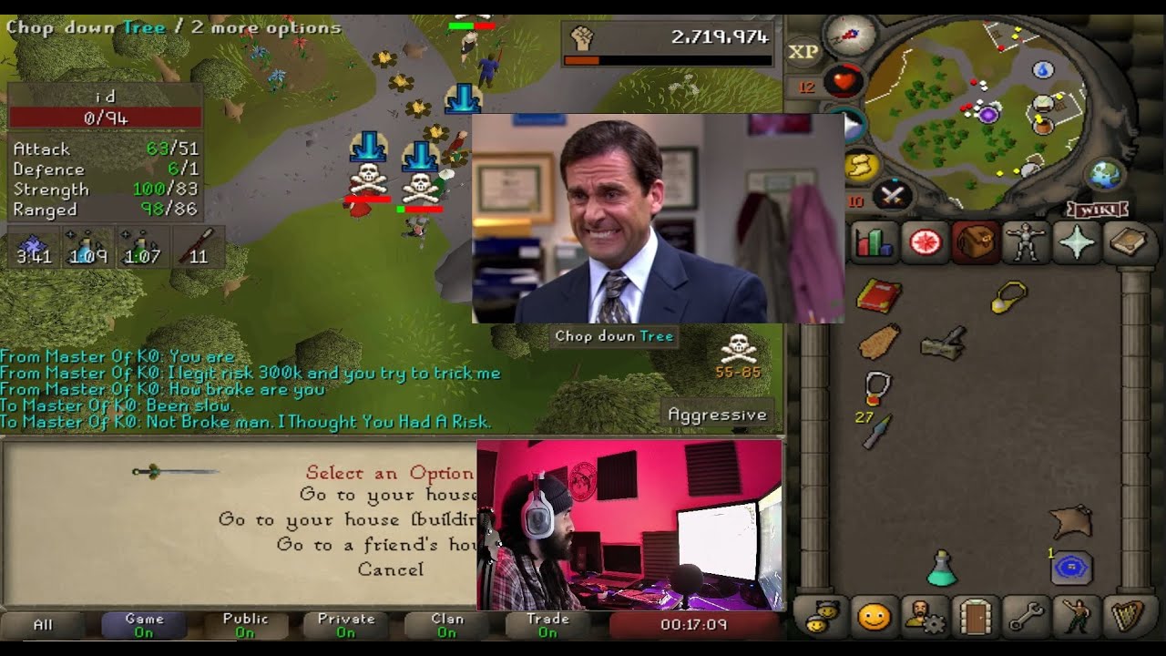EXTREMELY Risky OSRS Kill. Player Killing In High Risk PVP. OldSchool ...