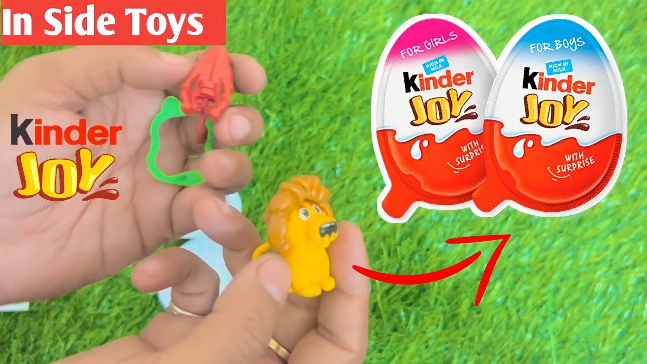 New Kinder Joy Surprise Eggs Applaydu Unboxing Boy Vs Girl Monkey ...