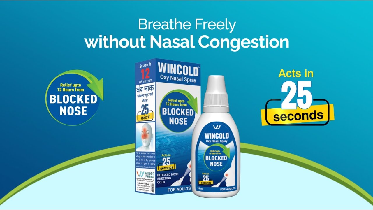 Wincold Oxy Nasal Spray 10ml | Rapid Long Lasting Relief from Blocked ...