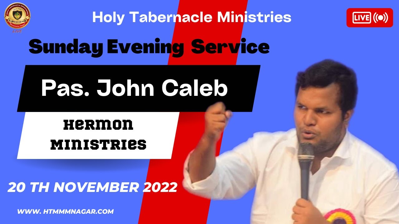 🔴 Live - Sunday Evening | 20th November 2022 | Pas. John Caleb - YouTube