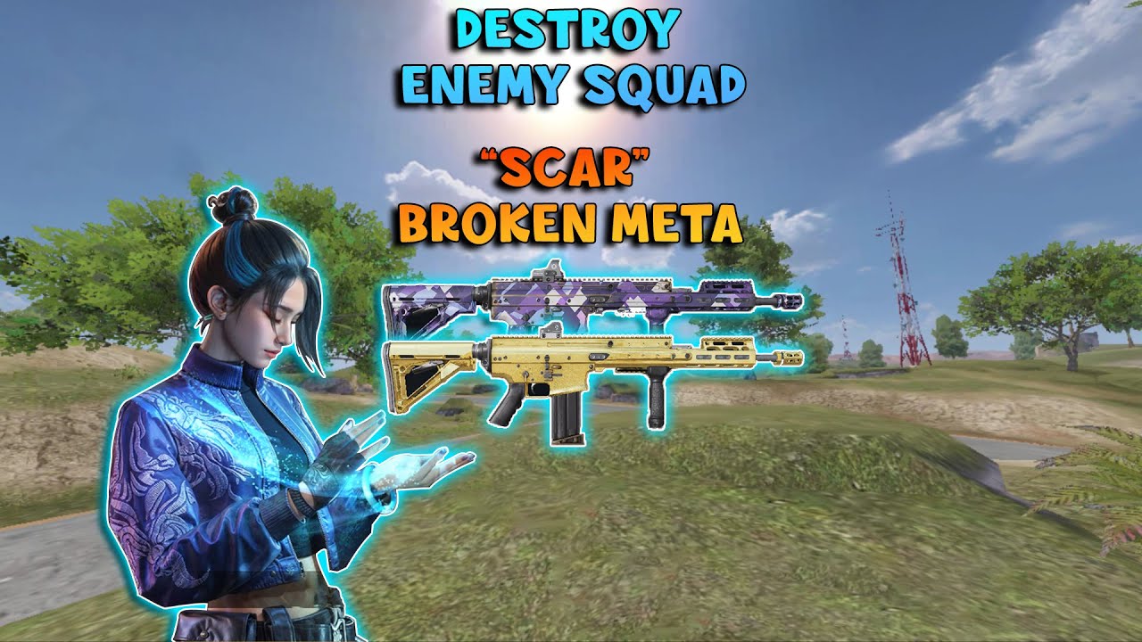 Scar Broken! Menghancurkan squad musuh solo vs squad - Blood Strike ...