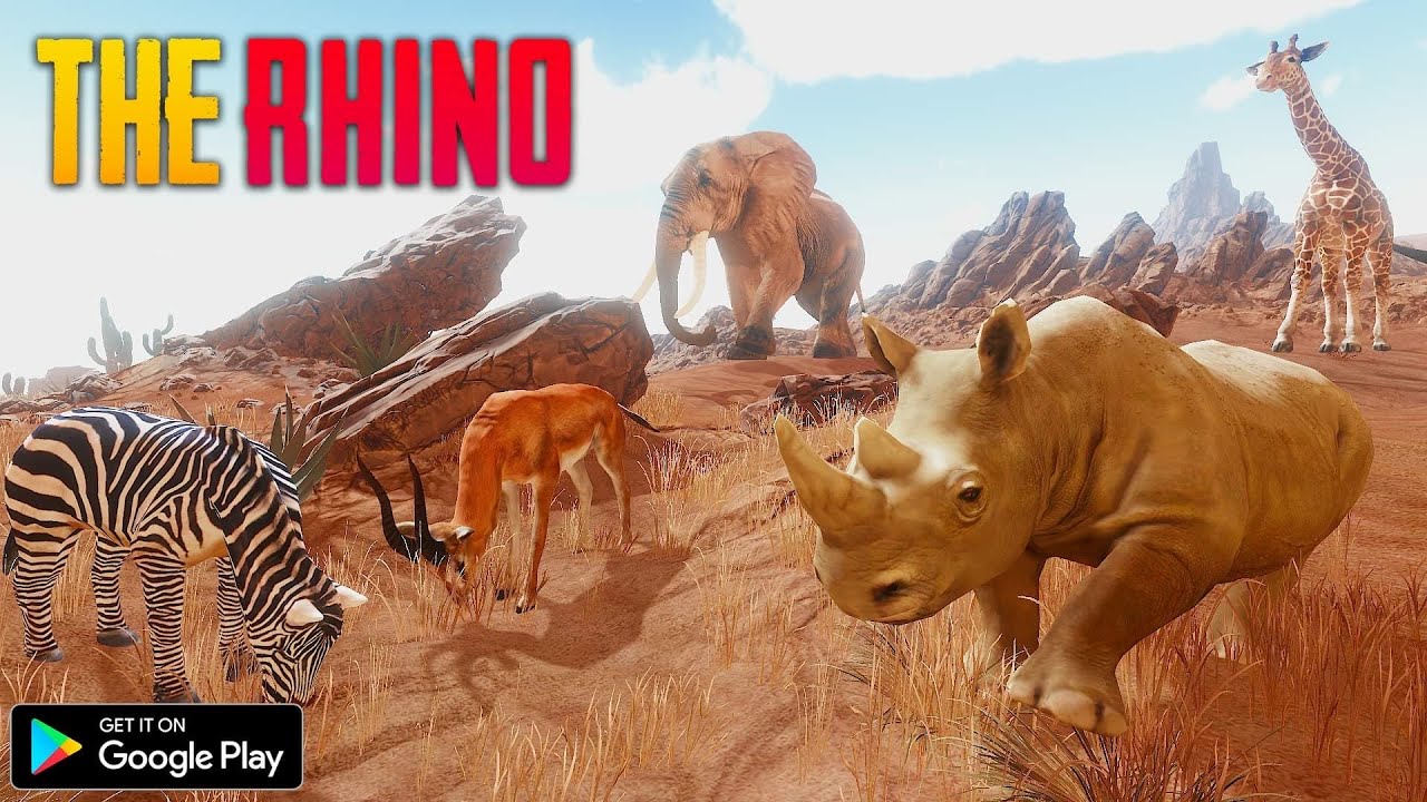 The Rhino Animal Simulator By Yusibo Simulator Games - YouTube
