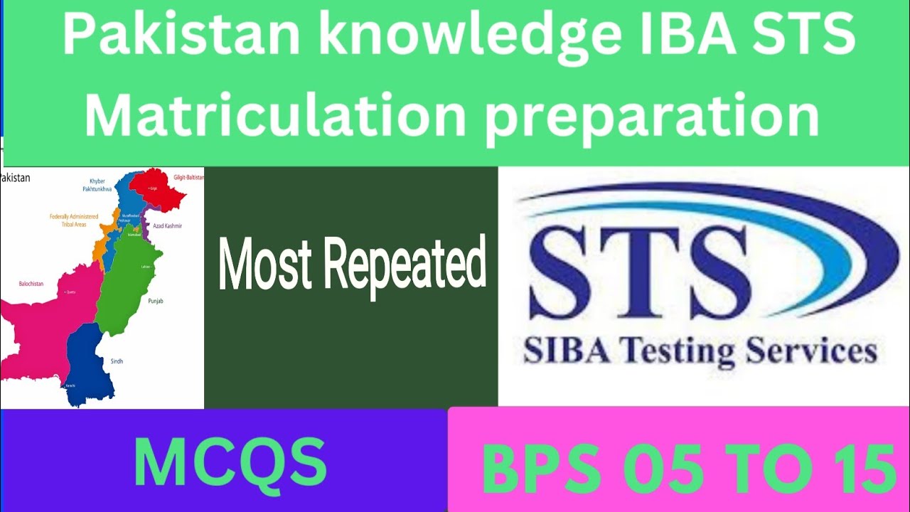 Pakistan And Provinces Total Area's Knowledge | Preparation For IBA STS ...
