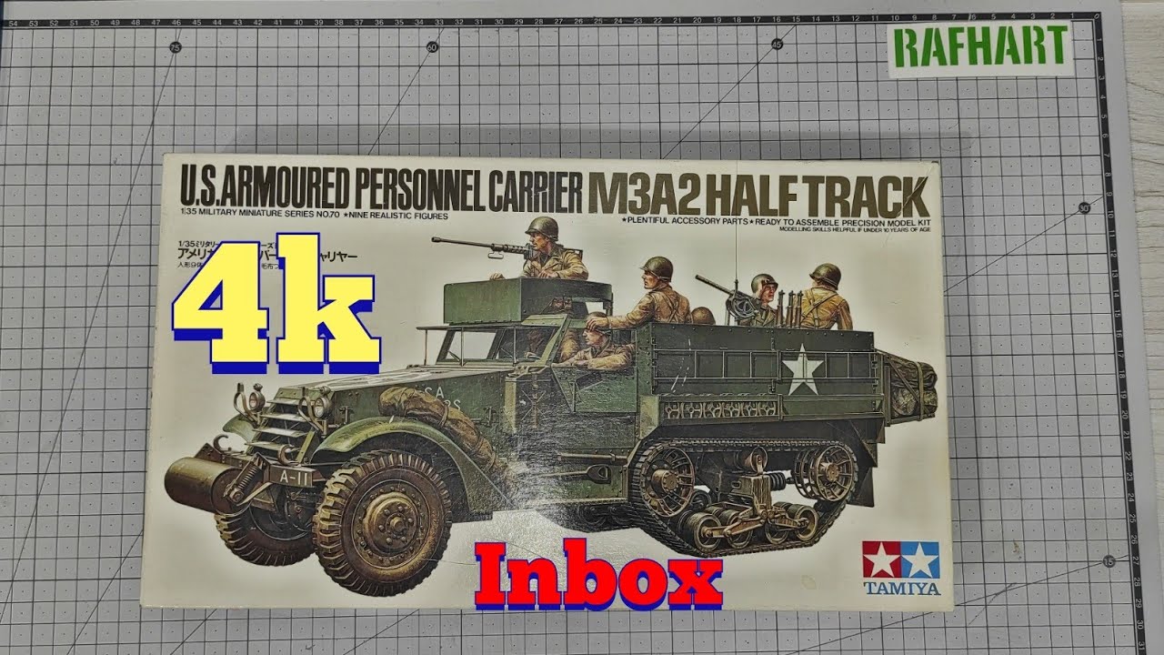 M3A2 Half Track 1:35 Tamiya Inbox - YouTube