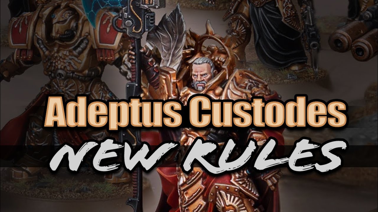 Episode 318 - New Custodes Rules & 9th Edition 40k 2022 GT Book Changes ...