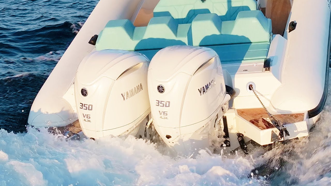 Yamaha's New 350hp X Outboard Engines on Technohull GTX - YouTube