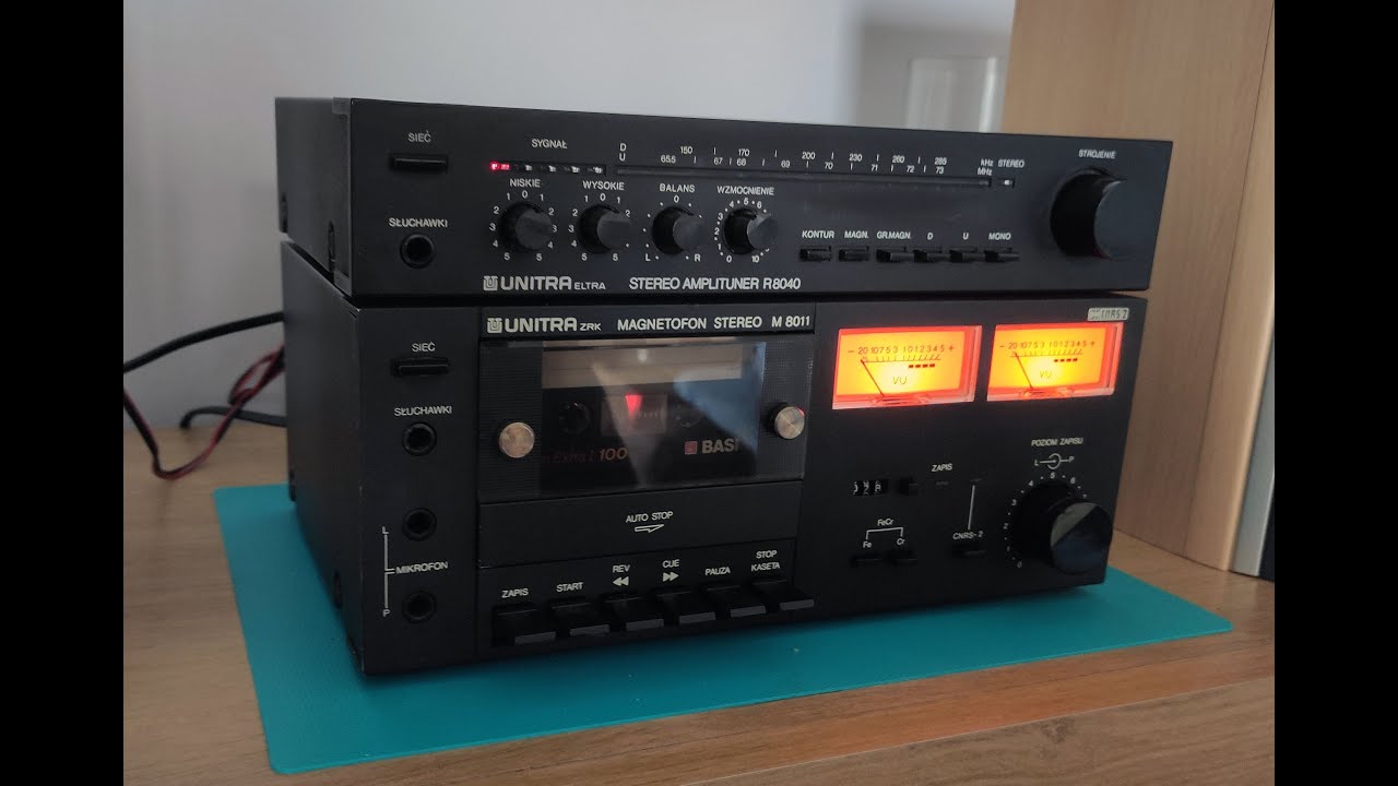 Wieża UNITRA MINI - M8011 i R8040 - YouTube