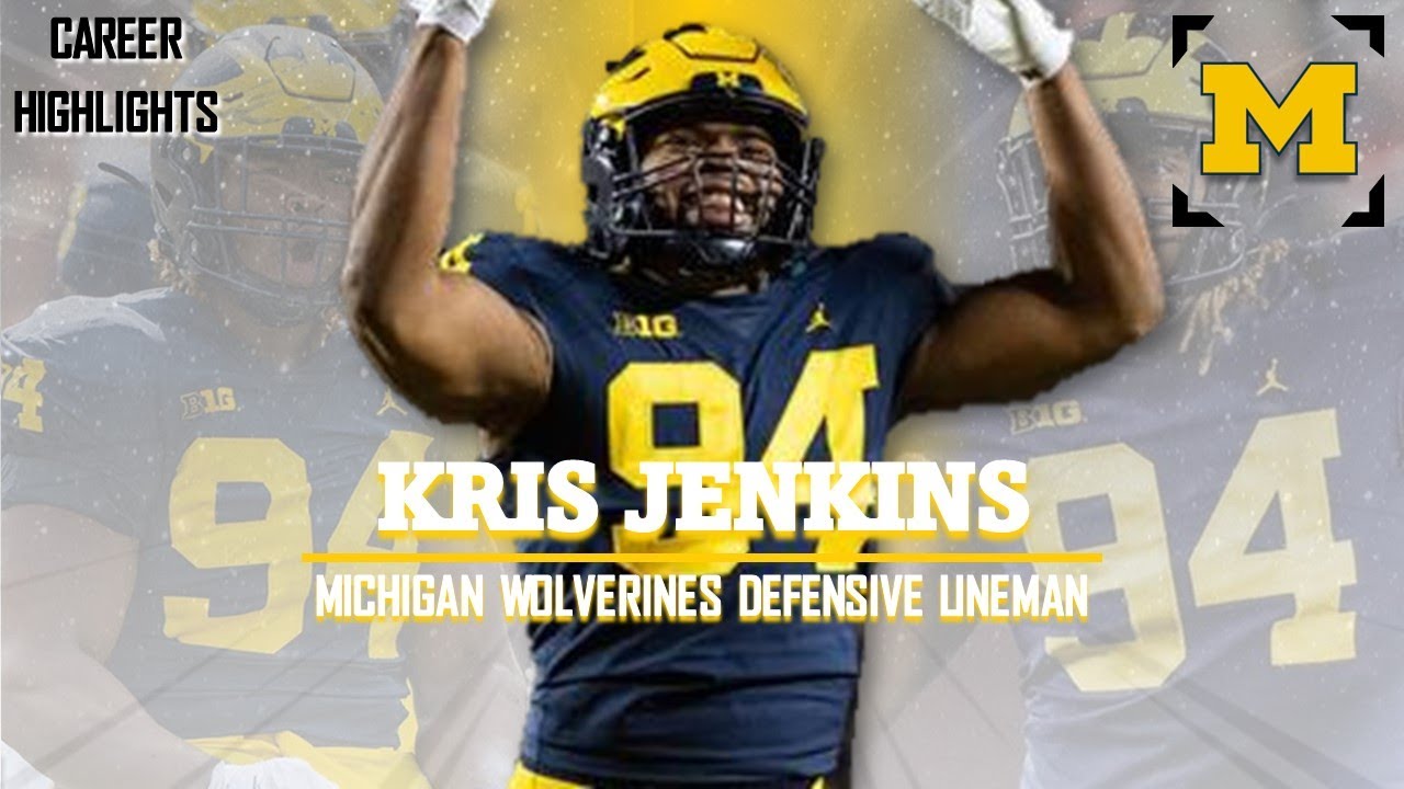 Kris Jenkins | 𝟡𝟜 | Michigan Wolverines DL - YouTube