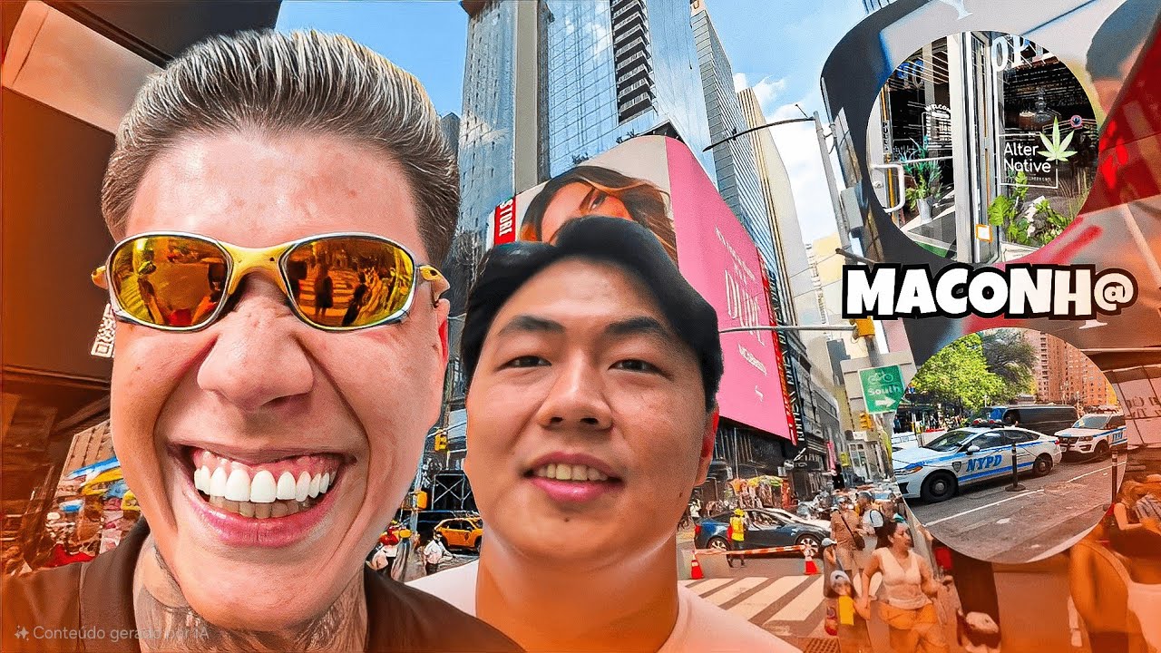 IRL CONHECENDO A TIME SQUARE COM YURI22 E SEU AMIGO! NEW YORK - YouTube