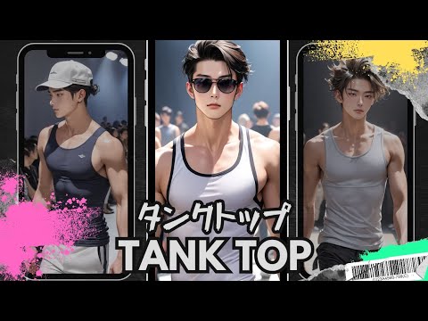 (Fashion Friday) Anime Tank Top Lookbook | A Day In The Life | Hang Out ...