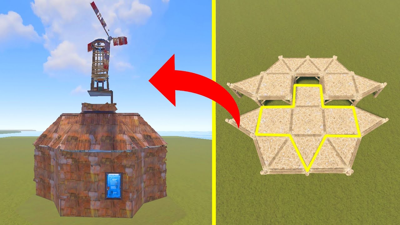 Cozy bunker base in RUST! Try it on wipe! - YouTube