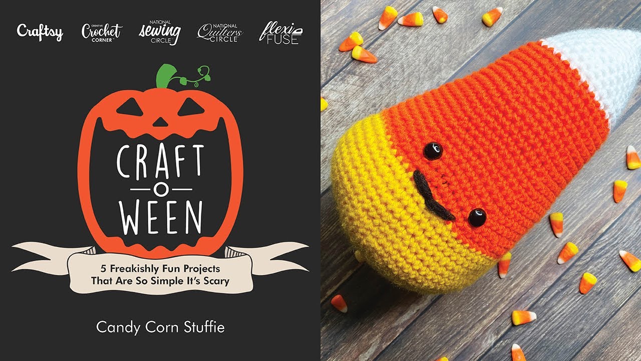 Craft-o-Ween: Candy Corn Stuffie - YouTube