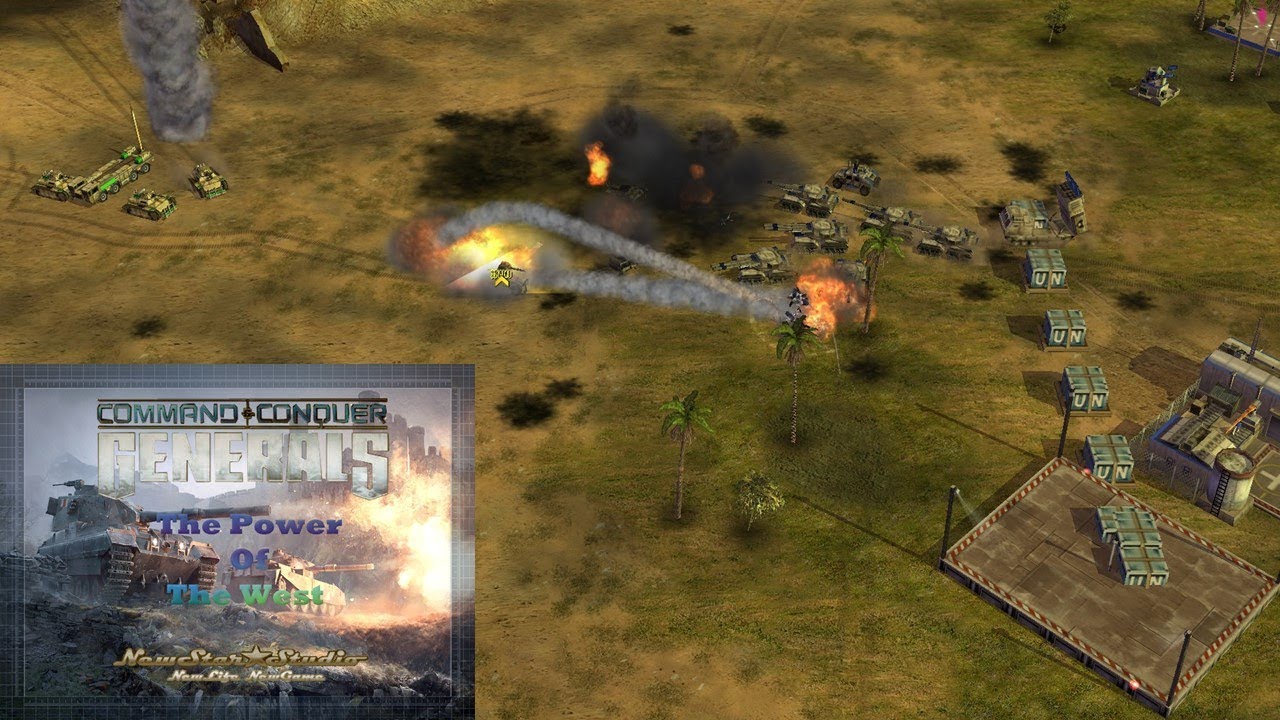 Power Of The West / Zero Hour Mod - USA Hard AI Showdown - YouTube