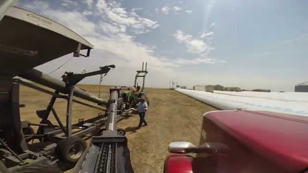 Olsen Custom Farms Pierre Harvest 2014 - YouTube