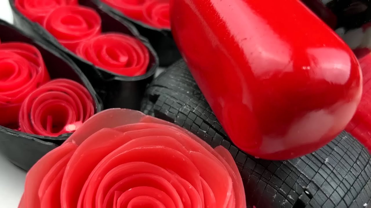★ASMR SOAP★Compilation set★Crushing soap★Cutting soap cubes★FOAM ...