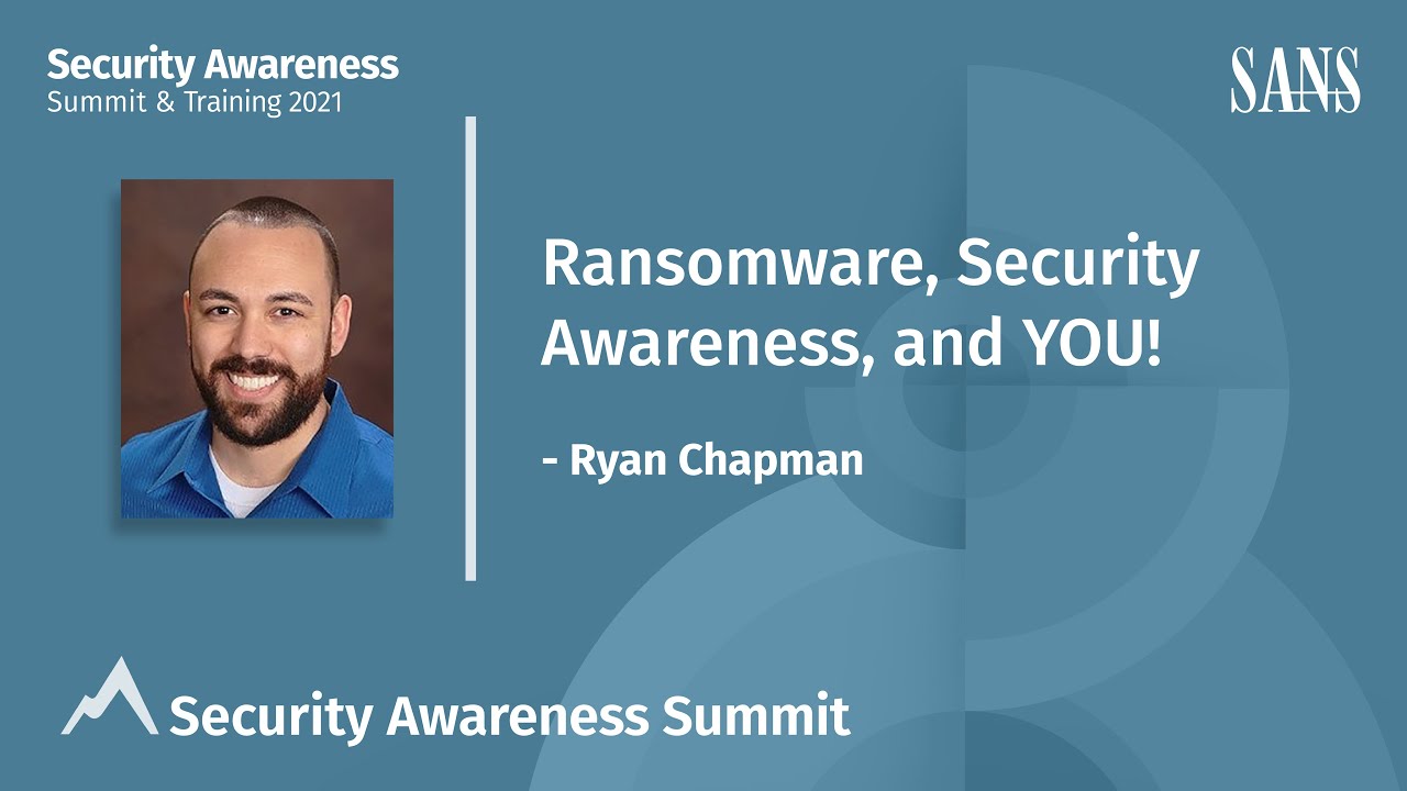 Ransomware, Security Awareness, and YOU! - YouTube