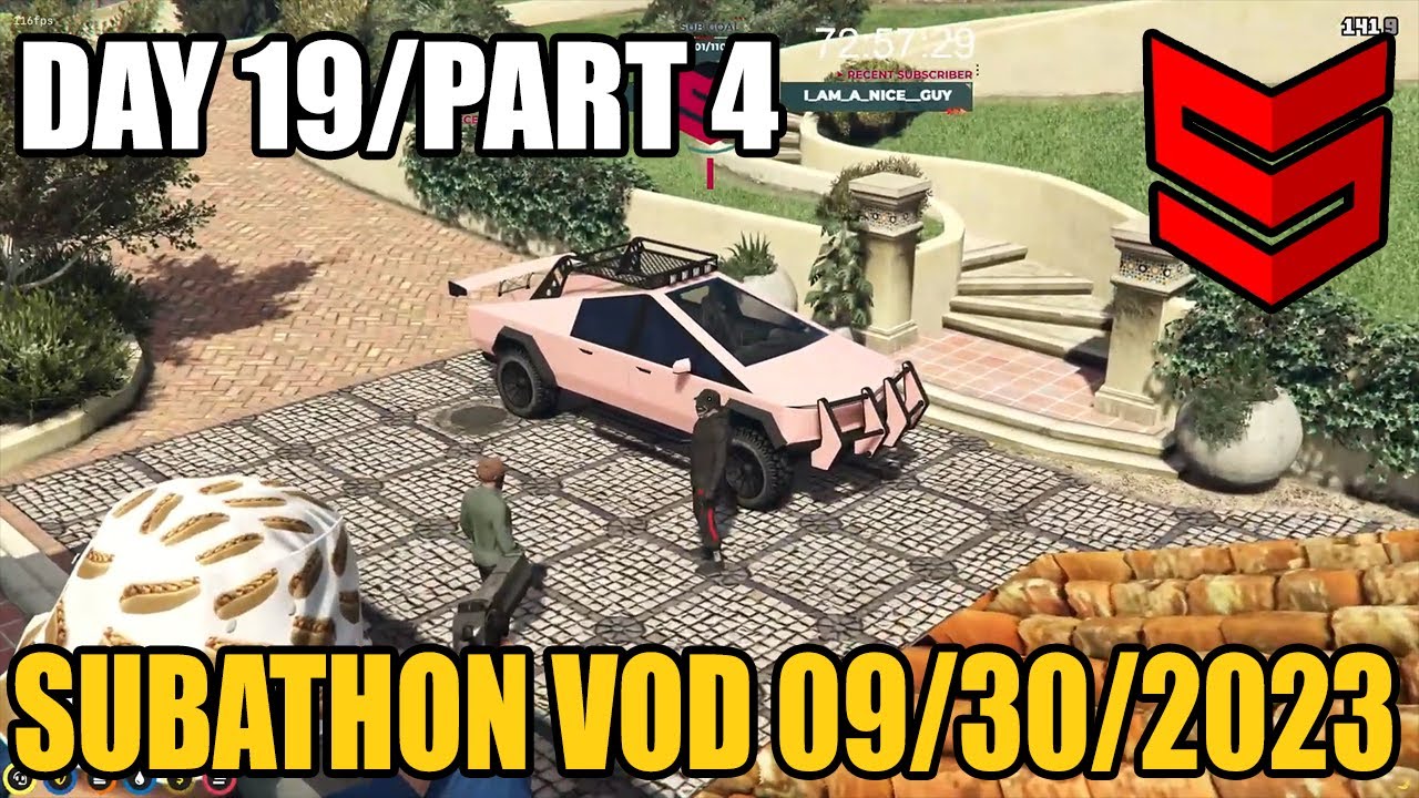DAY 19/PART 4: FINAL DAY OF ARNIE DAY | !SUBATHON DAY 19 | !subtember ...