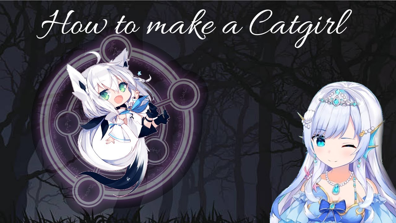 How to make a catgirl - YouTube