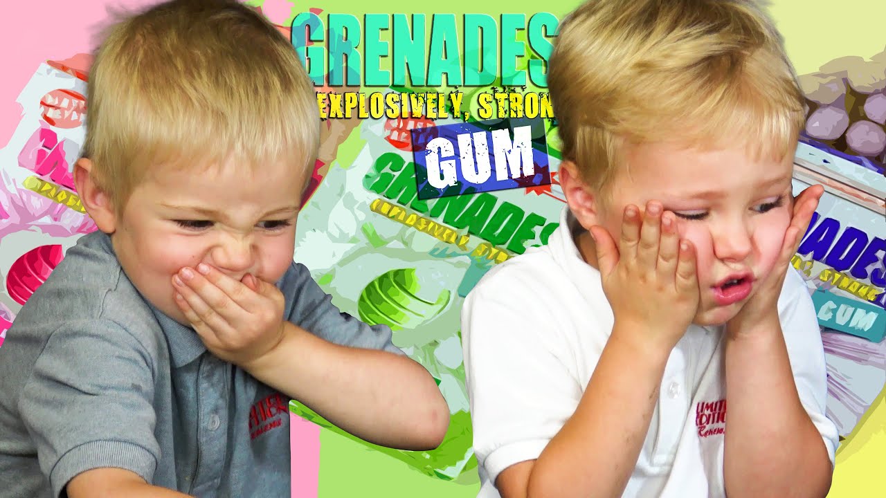 Grenades Gum - MelonBerry Slam Explosively Strong Review! - YouTube