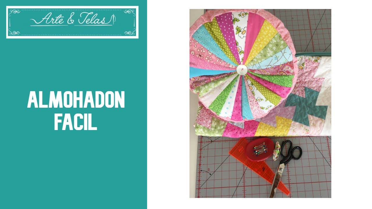 Almohadón fácil | Patchwork | Andrea Miani - YouTube