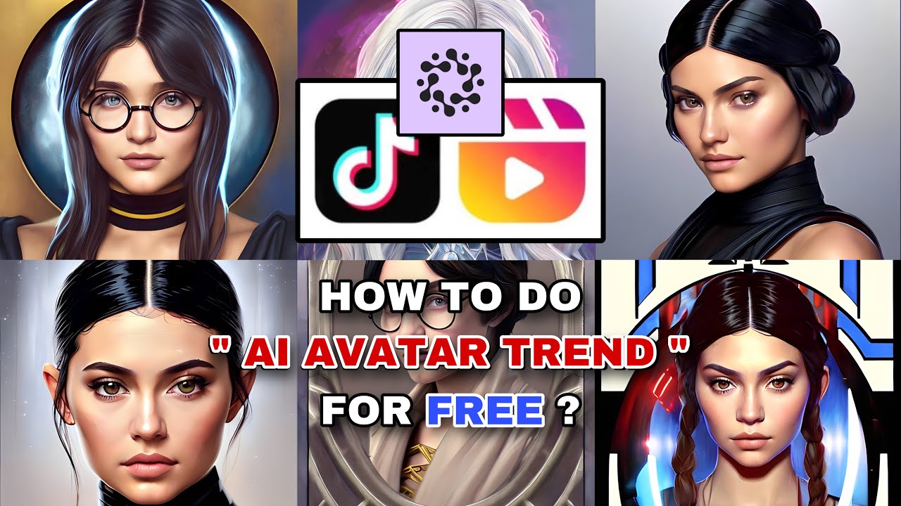 How To Do Al Avatar Trend For Free | Lensa Free Alternative App ...