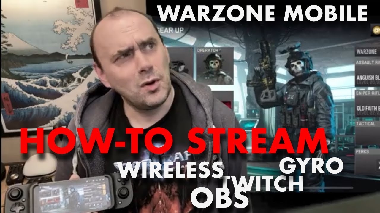 How to stream Warzone Mobile with Gyroscope wirelessly - YouTube