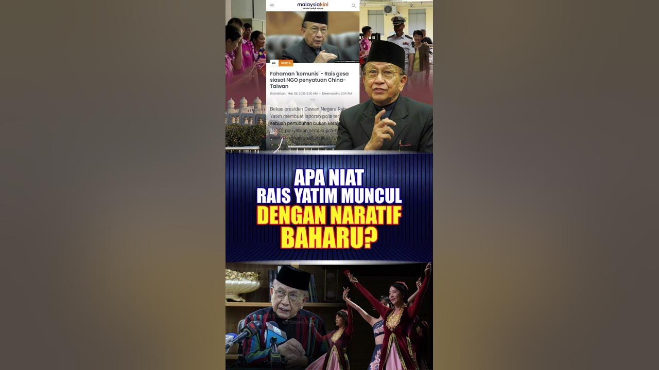 APA NIAT RAIS YATIM MUNCUL DENGAN NARATIF BAHARU? - YouTube