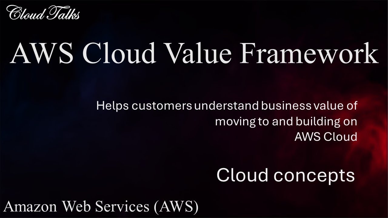 AWS Cloud Value Framework - YouTube