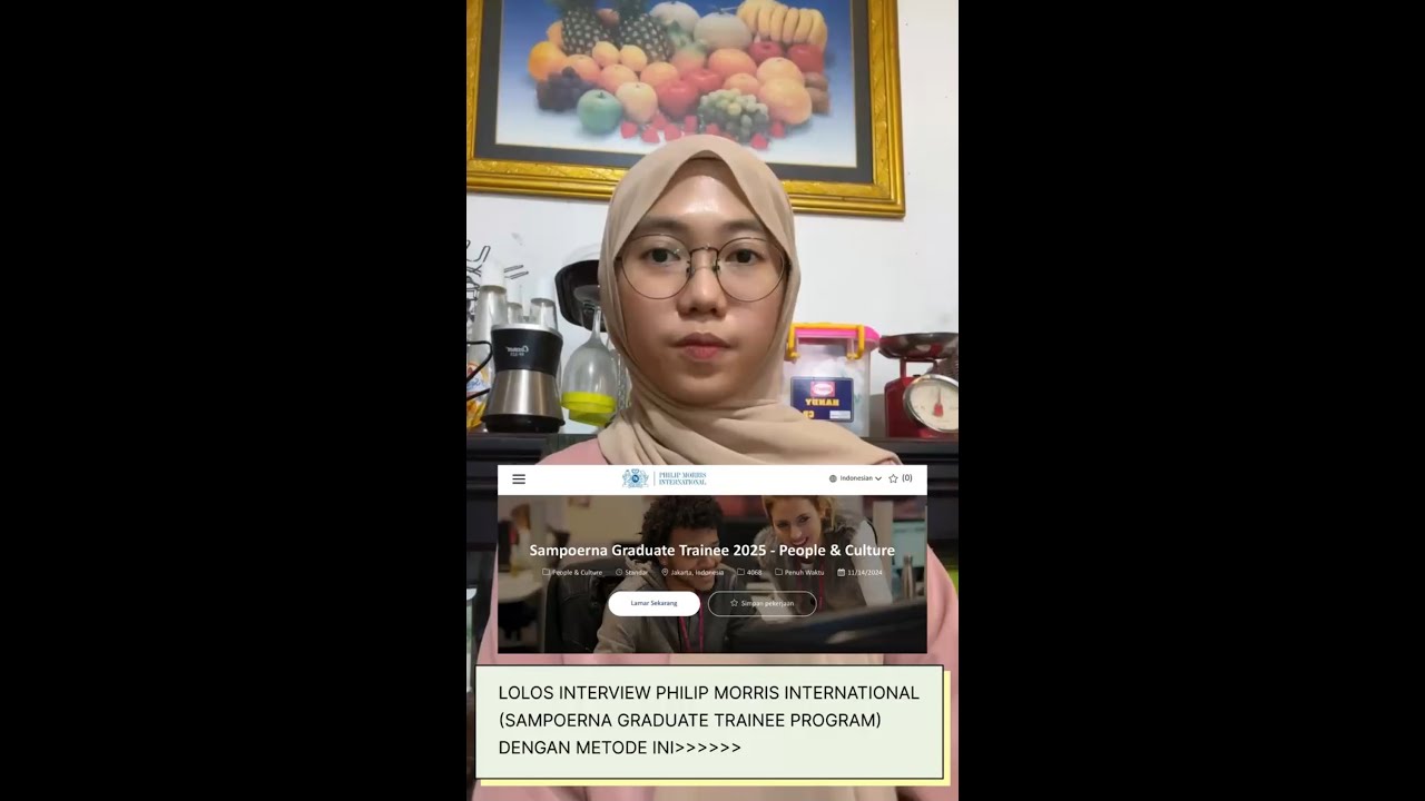 Lolos Interview Philip Morris International for Sampoerna Graduate ...