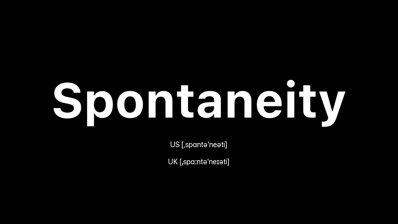 How to Pronounce Spontaneity: 🇺🇸 American English vs. 🇬🇧 British ...