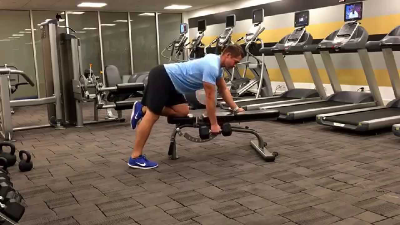 Single Arm DB Row - YouTube