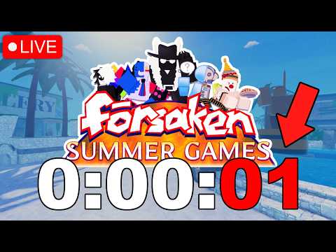 🔴ROBLOX FORSAKEN SUMMER GAMES UPDATE COUNTDOWN!!! (LIVE)