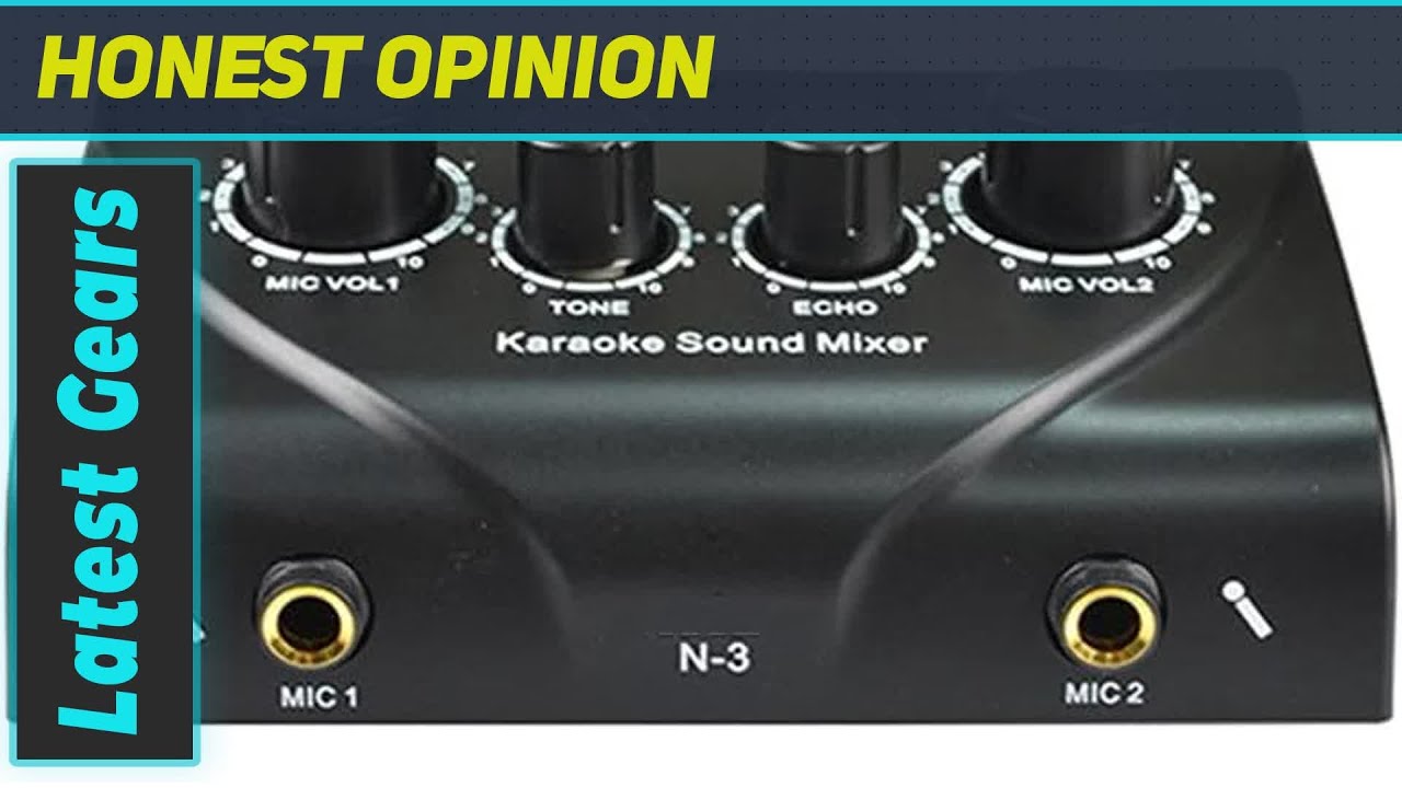 Compact Dual Mic Inputs Audio Mixer Review - YouTube