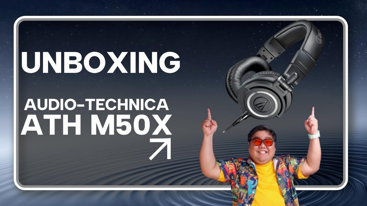 Unboxing: Audio-Technica ATH M50x - YouTube