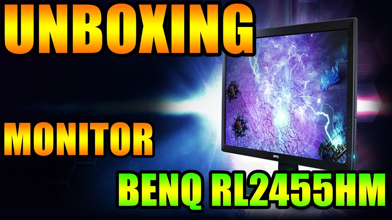 Unboxing Monitor Profesional de Gaming BenQ RL2455HM - YouTube