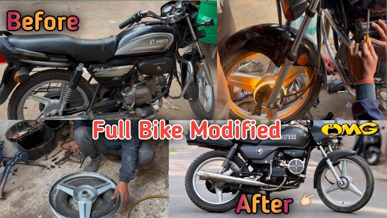 // Full Bike Modify // #dp #bike #modify ( Auto Market Rewari ) Haryana ...