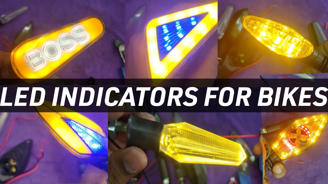 BIKE LED INDICATORS🏍️/MOTORCYCLE INDICATORS LED - YouTube
