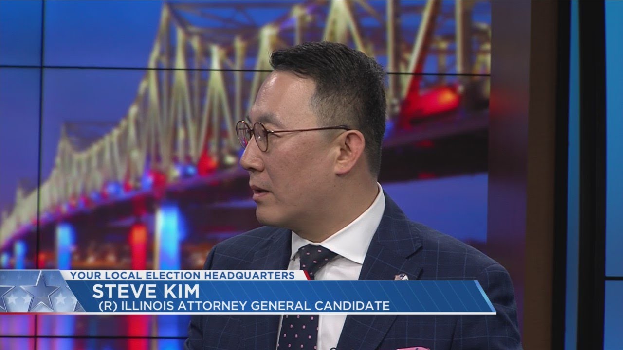 Steve Kim | Running for Illinois Attorney General | Live on WMBD-TV ...