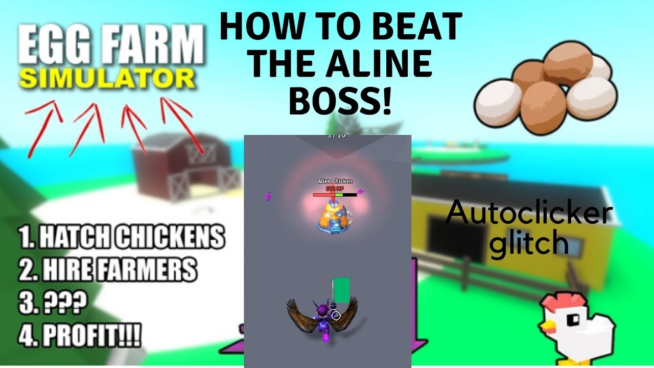 How to beat the Alien boss + basic chicken glitch - YouTube