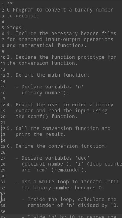 How to Convert Binary Number to Decimal Number in C | Number Conversion C Program #shorts # ...