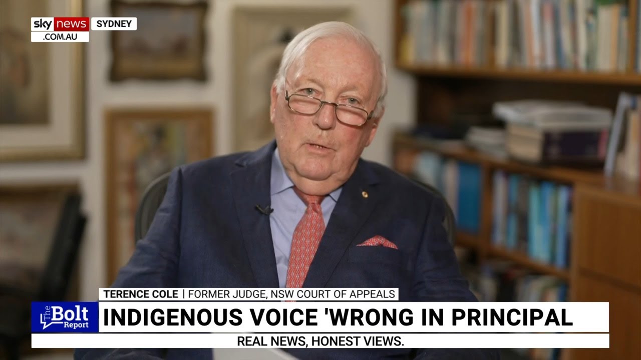 'Wrong in principle': Terence Cole slams the Voice to Parliament - YouTube